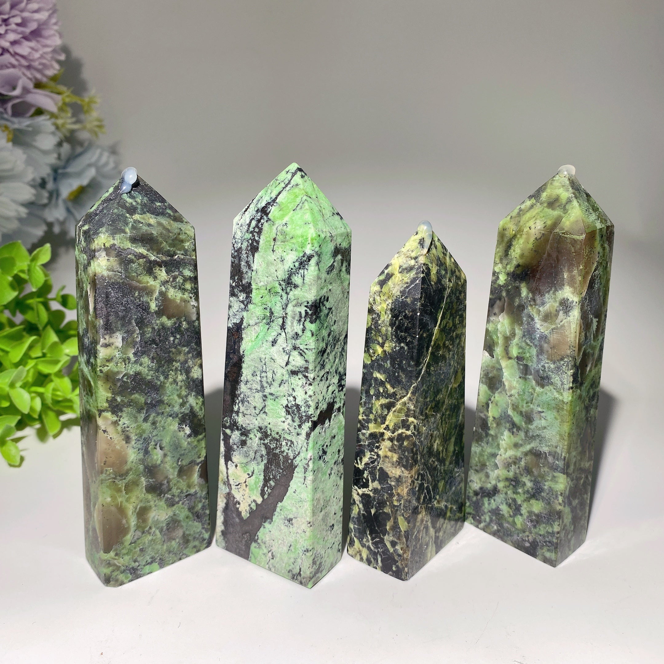 4.5"-5.5" Jungle Turquoise Tower Crystal Healing Bulk Wholesale