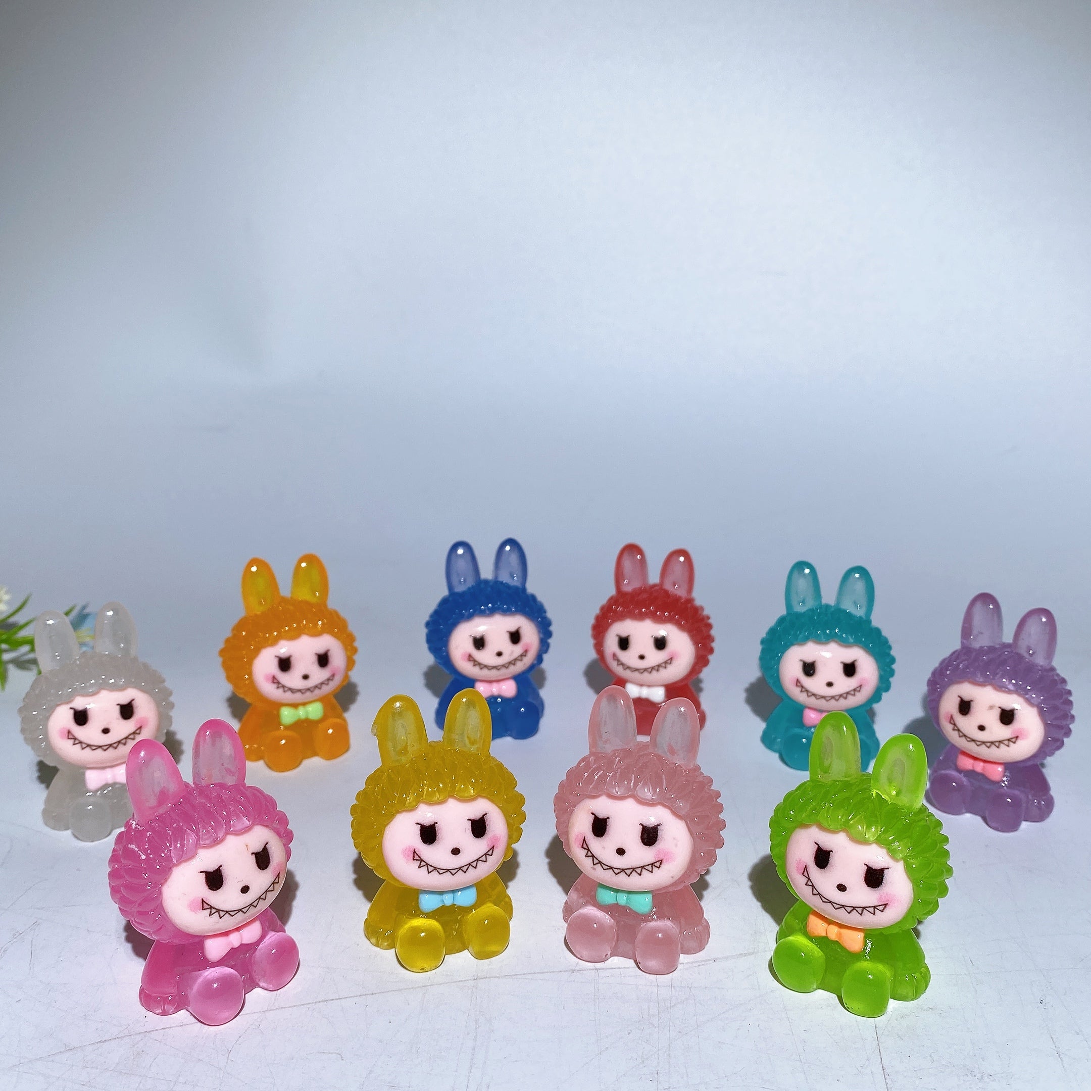 1.8" Luminous Labubu Carving Crystal Healing Bulk Wholesale