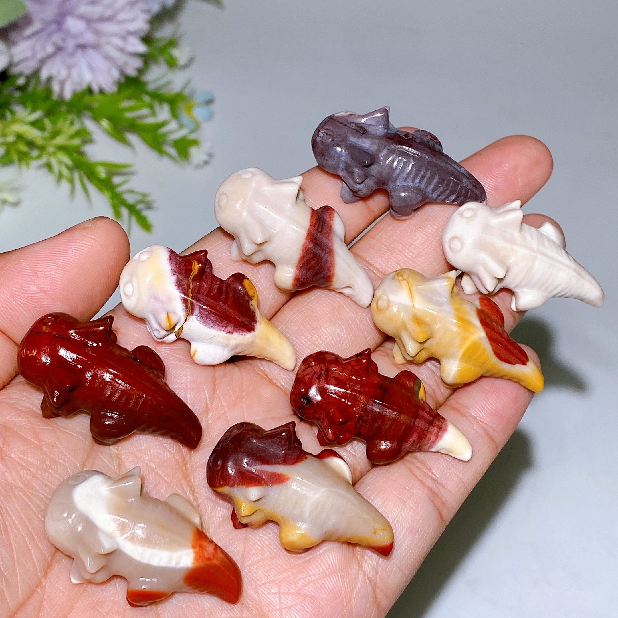 1.4" Mookite Salamander Carving Crystal Healing Bulk Wholesale