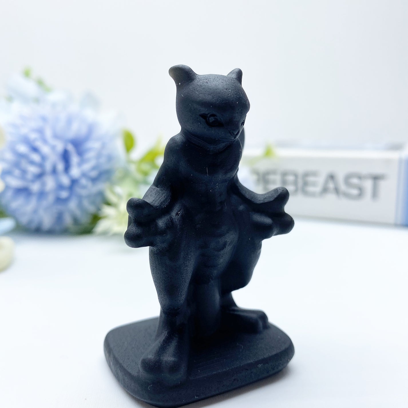 2.5" Mewtwo Pokemon Crystal Carvings Crystal Healing Bulk Wholesale